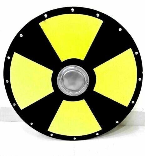 Medieval Viking Round Shield Wood Fully Functional Warrior Shield For ...