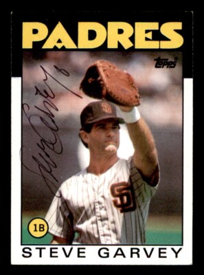 1986 Topps Baseball #660 Steve Garvey Signed Autograph (No COA) *d2 | eBay