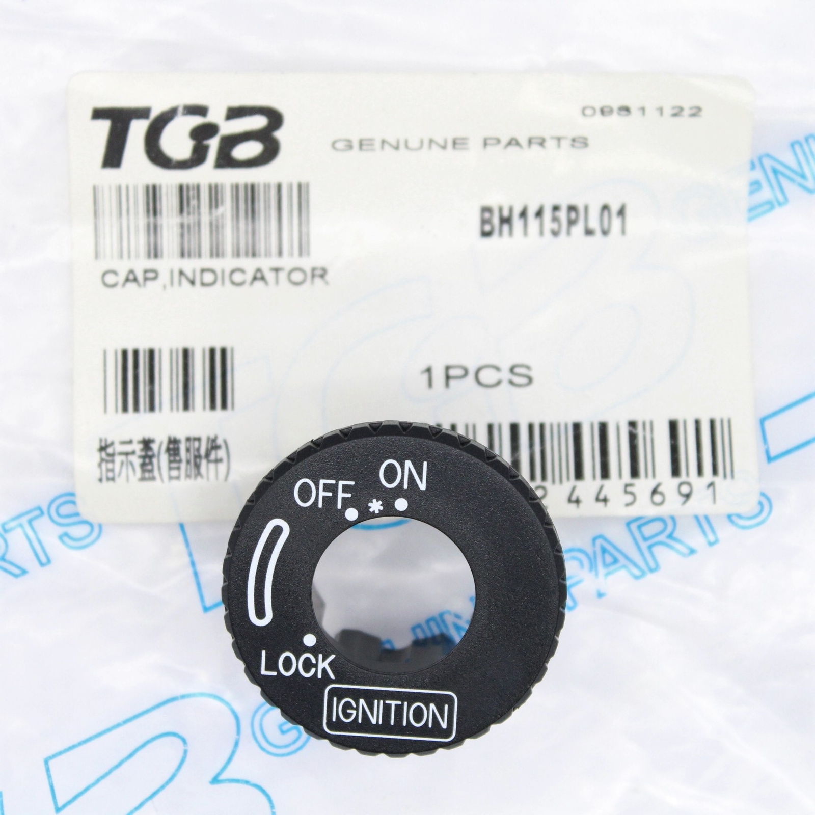 TGB 101s Key West Scooter Ignition Cap OEM BH115PL01 for sale online | eBay