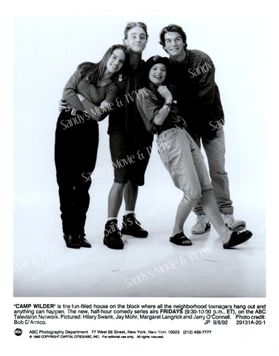 HILARY SWANK, JERRY O'CONNELL, JAY MOHR Terrific ORIGINAL TV Photo CAMP ...
