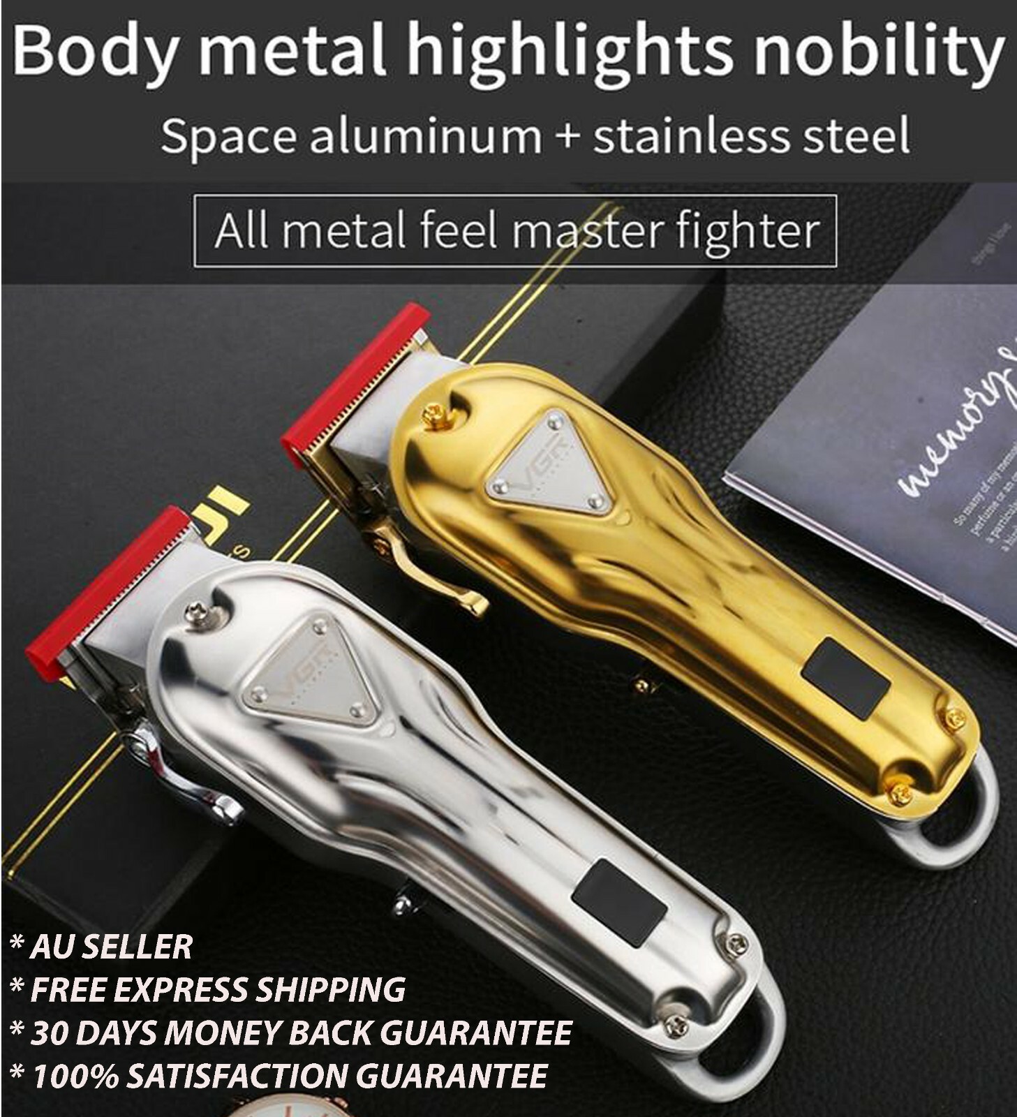 Men Shaver Cordless Beard Trimmer Hair Cut Rechargeable Electric ...