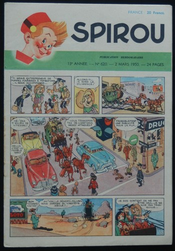 SPIROU 620 de 1950 - Franquin - Les Chapeaux noirs - éd. France - TTBE | eBay