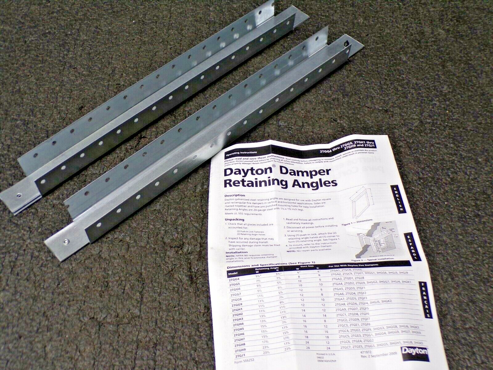 DAYTON Retaining Angle, Vertical or Horizontal, 2TGH7 | eBay
