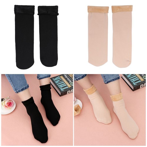 Snow Boots Thermal Wool Hosiery Thicken Socks Cashmere Velvet Floor ...