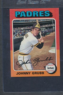 1975 Topps #298 Johnny Grubb Padres NM/MT *6518 | eBay