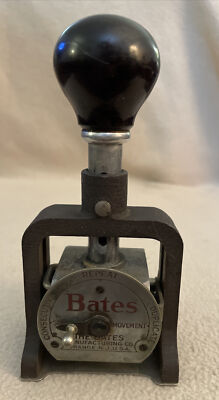 Numbering Machines - Antique Bates