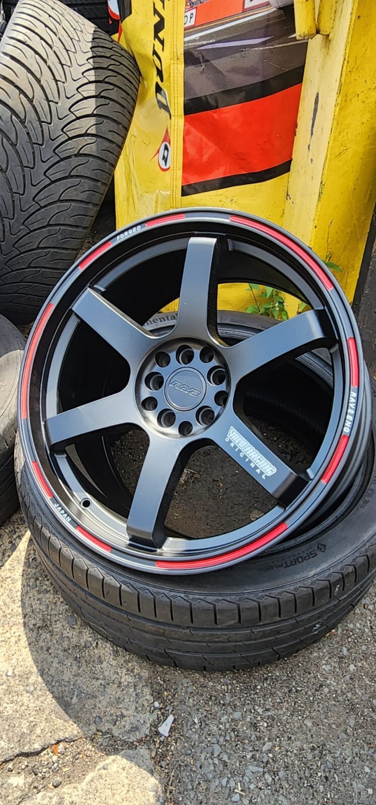 RAYS WHEELS - T E 37 ULTRA REP (rays) 18x8 1/2 + 40 5x100 5x114.3 CB 73 ...