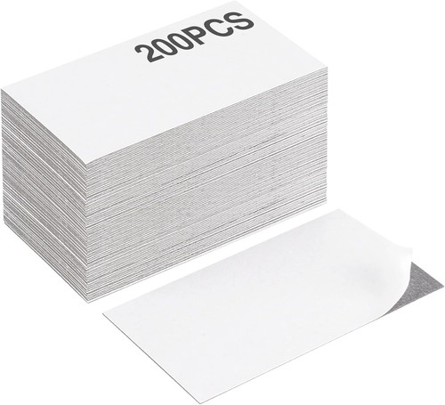 Business Card Magnets with Adhesive Backings,3.5X2",Bulk Pack of 2x3.5 ...