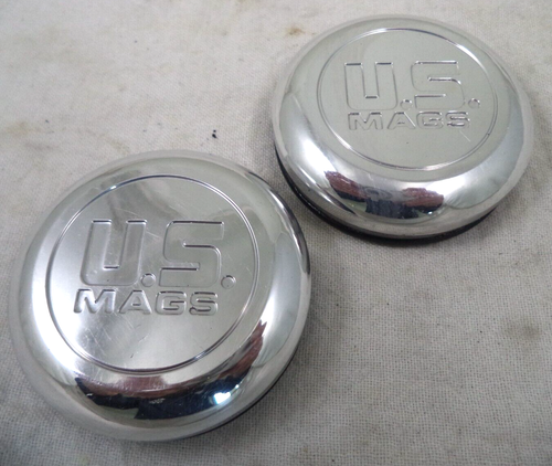 U.S. Mags Wheels Chrome Wheel Center Cap # 1002-46H (2 CAPS) | eBay