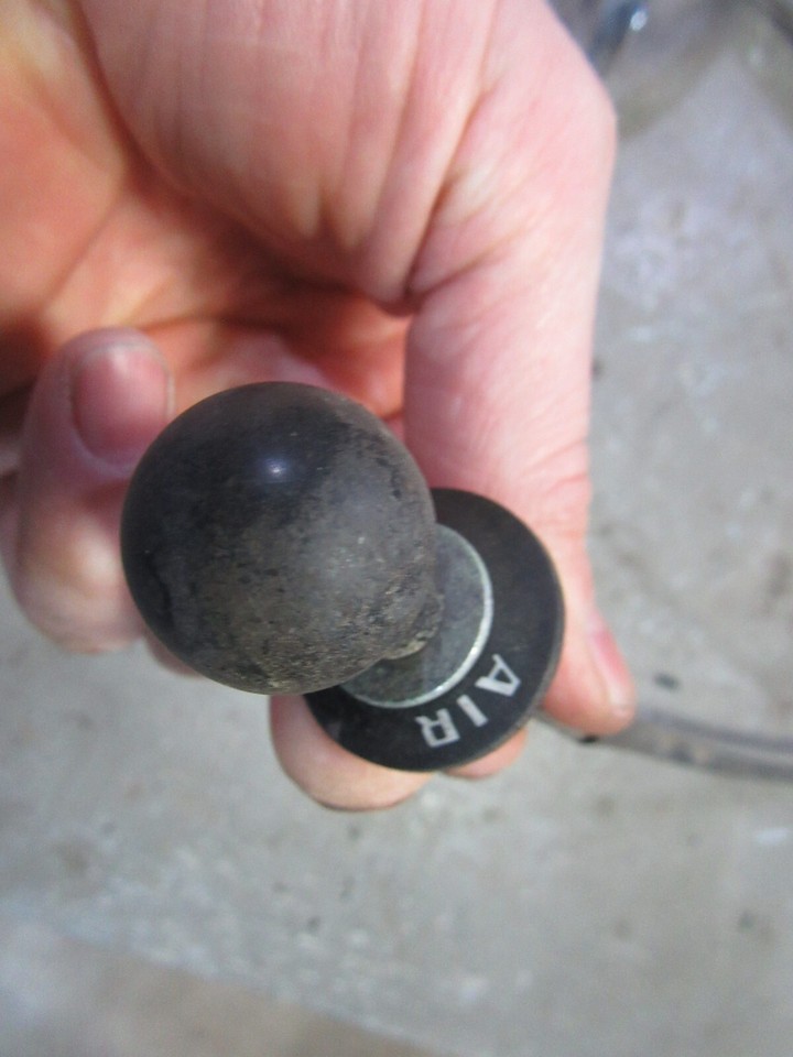 1951 Ford Custom sedan car interior dash panel air vent cable knob ...