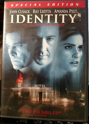 Identity (DVD, 2003, Special Edition) starring John Cusack and Ray ...