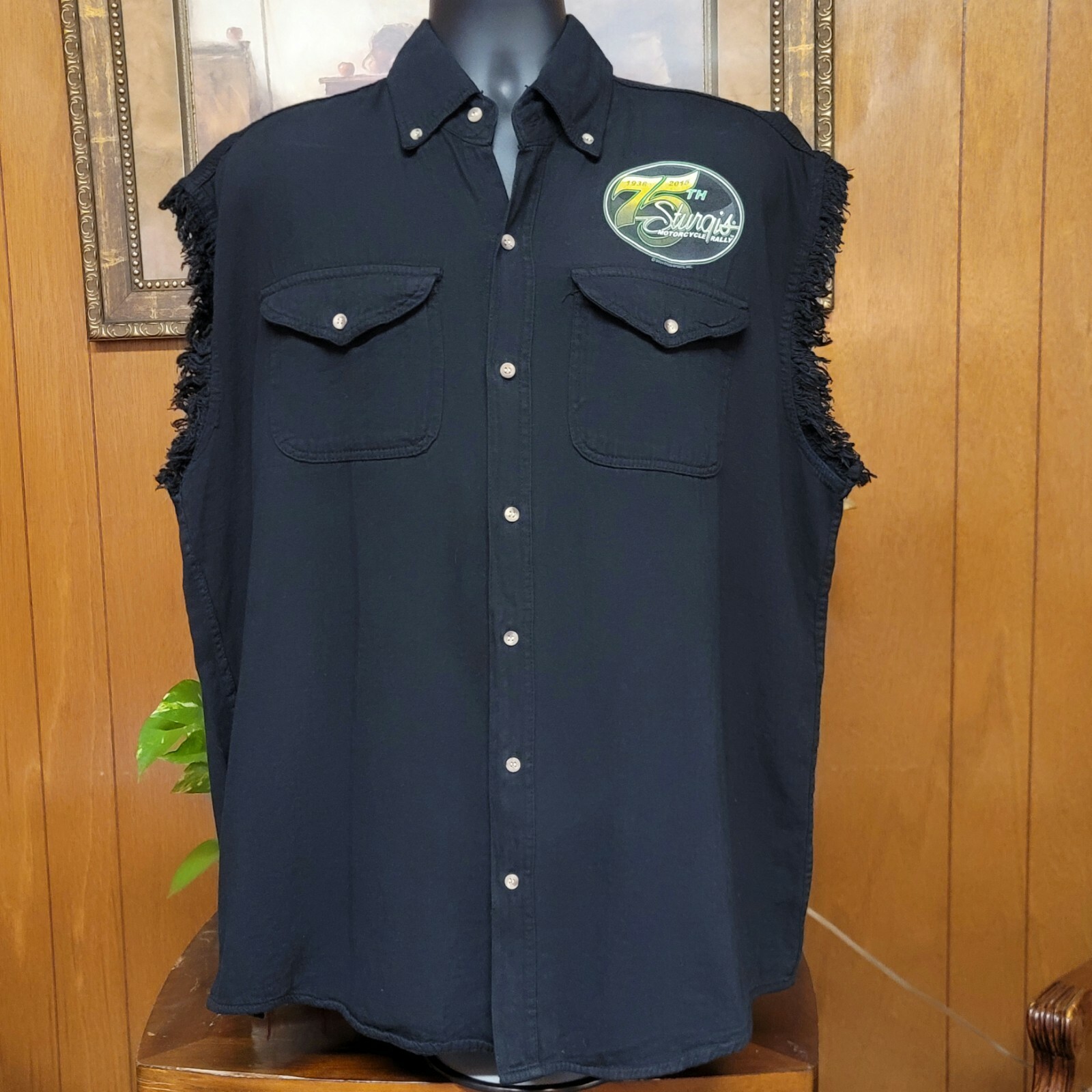 Sturgis 75th Black Hills Motorcycle Rally Black Sleev… - Gem