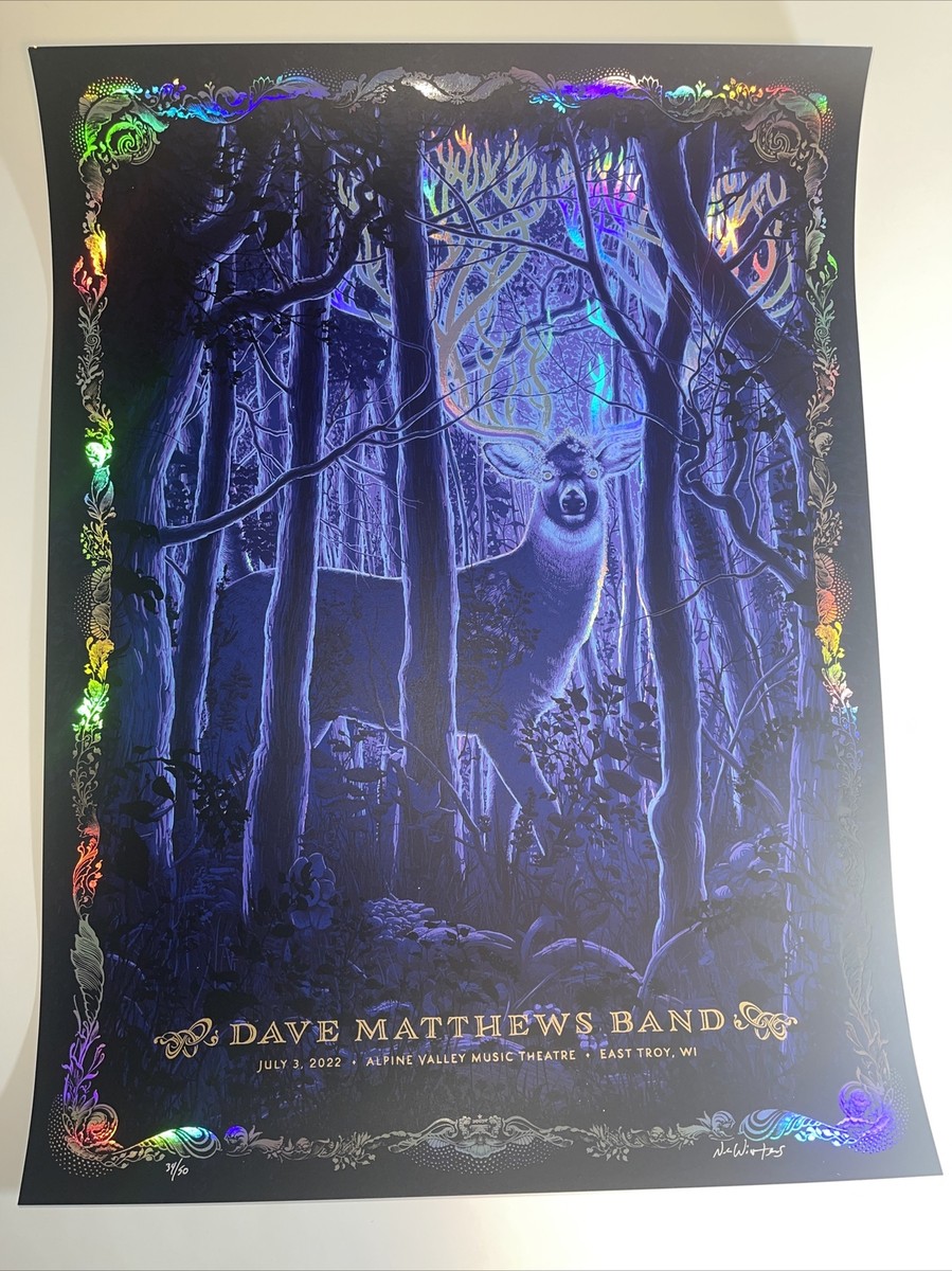 Poster Della Band Dave Matthews Alpine Valley Profilo Per Dave