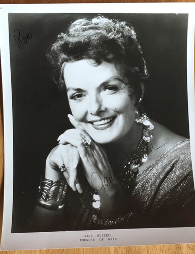 Hollywood Bombshell & Actress Jane Russell Autographed Photo | eBay