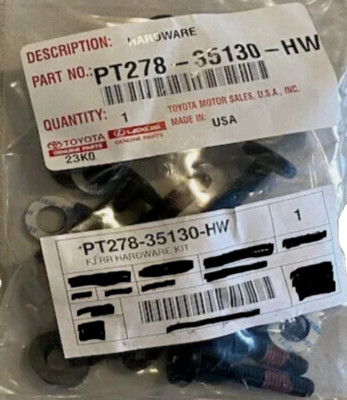 OEM Toyota Roof Racks - Hardware Kit PT278-35130-HW FITS FJ CRUISER ...