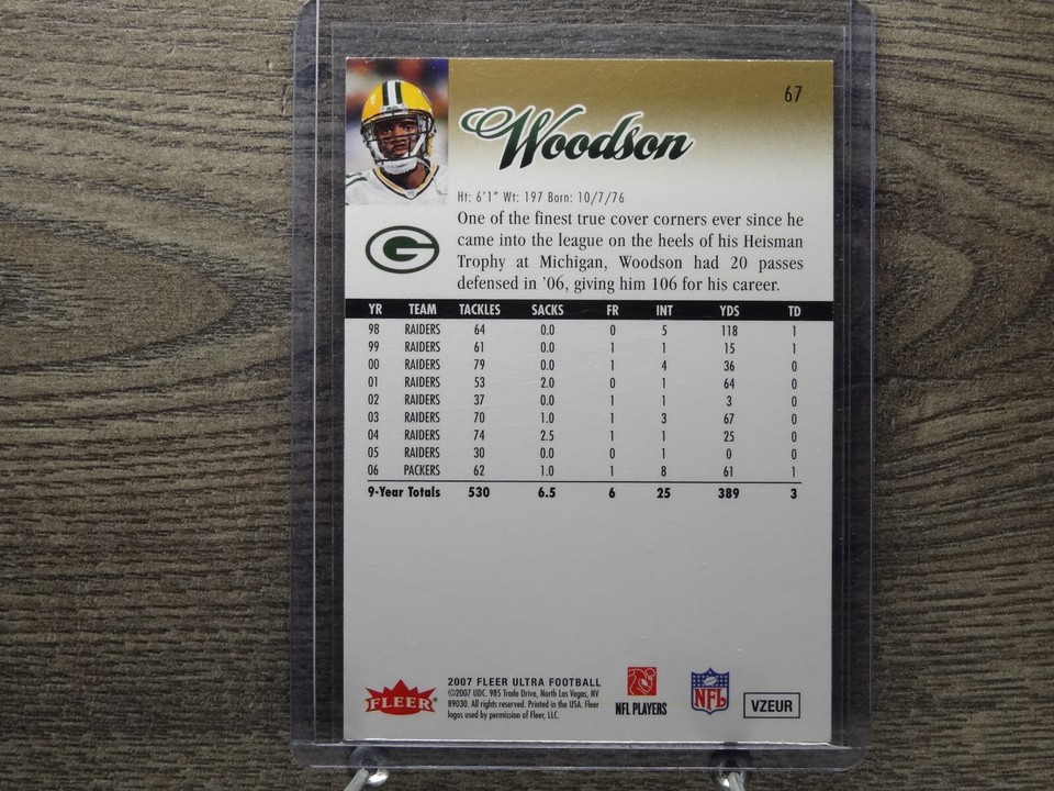 2007 Ultra #67 Charles Woodson | eBay