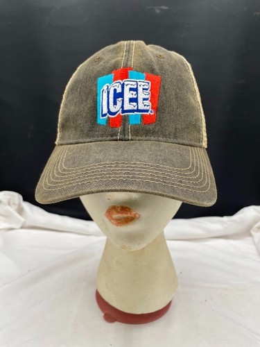 Headmost Icee Frozen Beverage Distressed Snap Back Trucker Hat Cap ...
