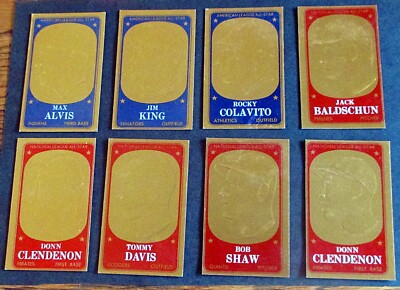 1965 Topps baseball embossed lot of 8 cards ex-exmt | eBay