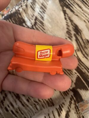 VTG 1950s Oscar Mayer Wiener Wienermobile Red Plastic Hot Dog Whistle ...