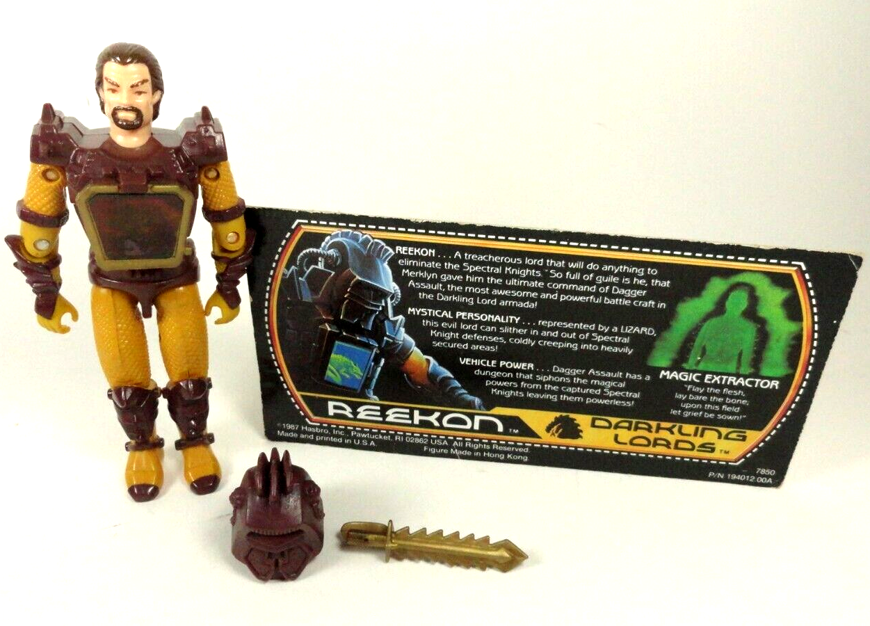 Vintage Original 1987 Hasbro Visionaries Dagger Assault Reekon Figure w ...