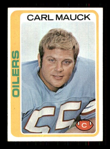 1978 Football Topps Carl Mauck Houston Oilers #193 5 | eBay