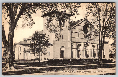 c1910s Finney Memorial Chapel Church Oberlin Ohio Antique Vintage ...
