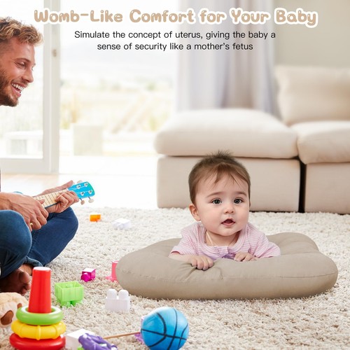 Baby Lounger for Newborn Bionic Design Baby Lounger Soft Organic Cotton ...