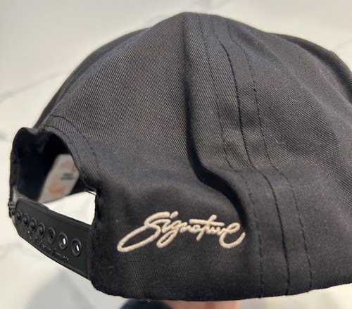 Vintage Signature Purdue Boilermakers Cap Adjustable Black & Gold ...