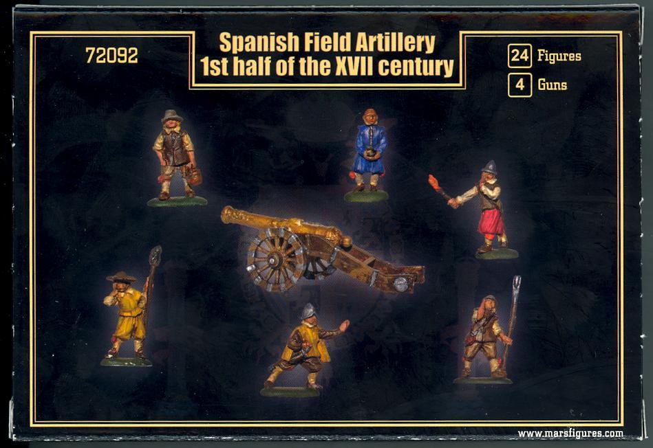Mars Figures 1/72 SPANISH FIELD ARTILLERY First Half 17th Century ...