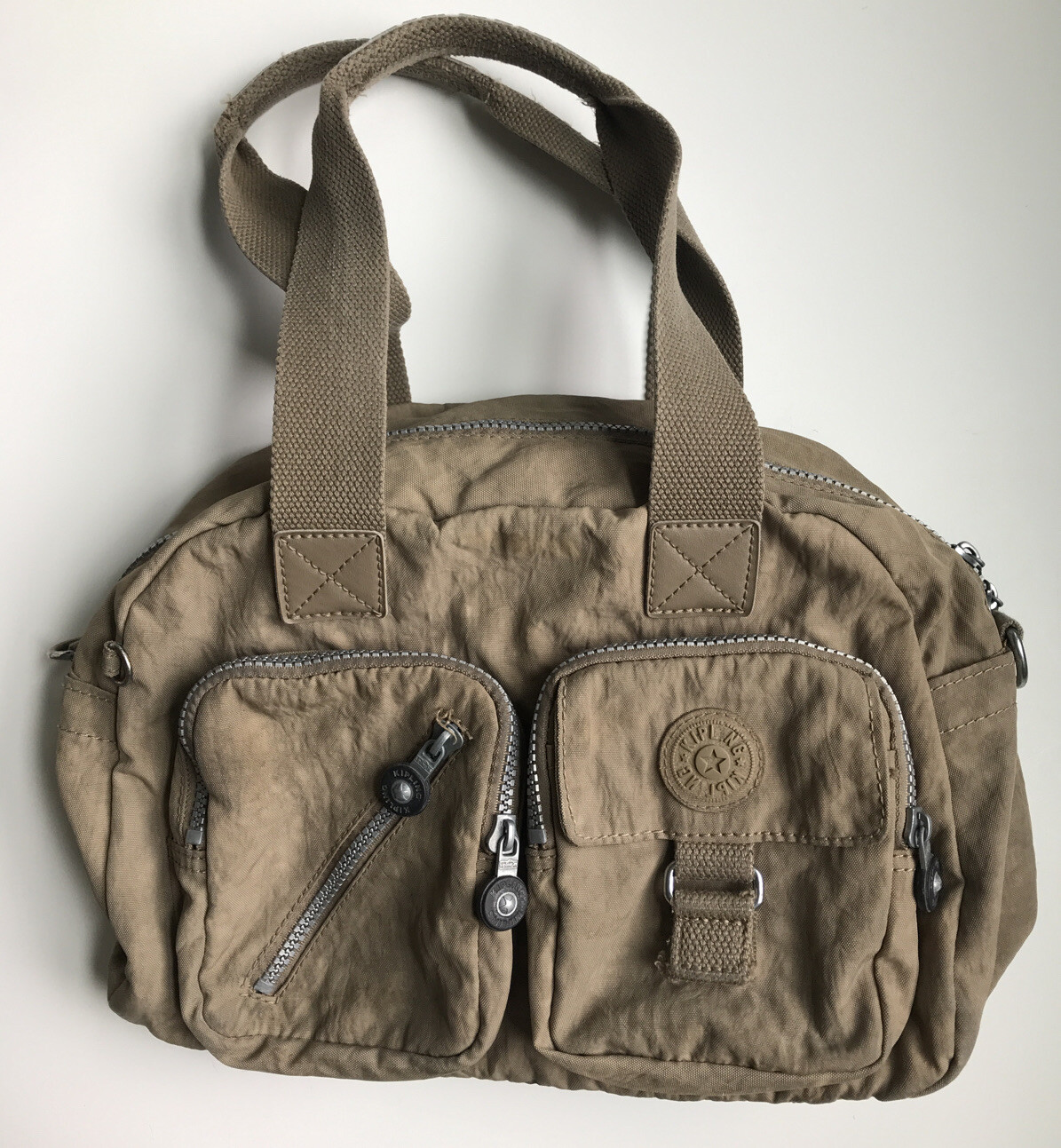 Kipling Defea Handbag Purse Crossbody Beige | eBay