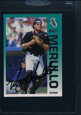 1992 Fleer #90 Matt Merullo White Sox Signed Auto *43463 | eBay