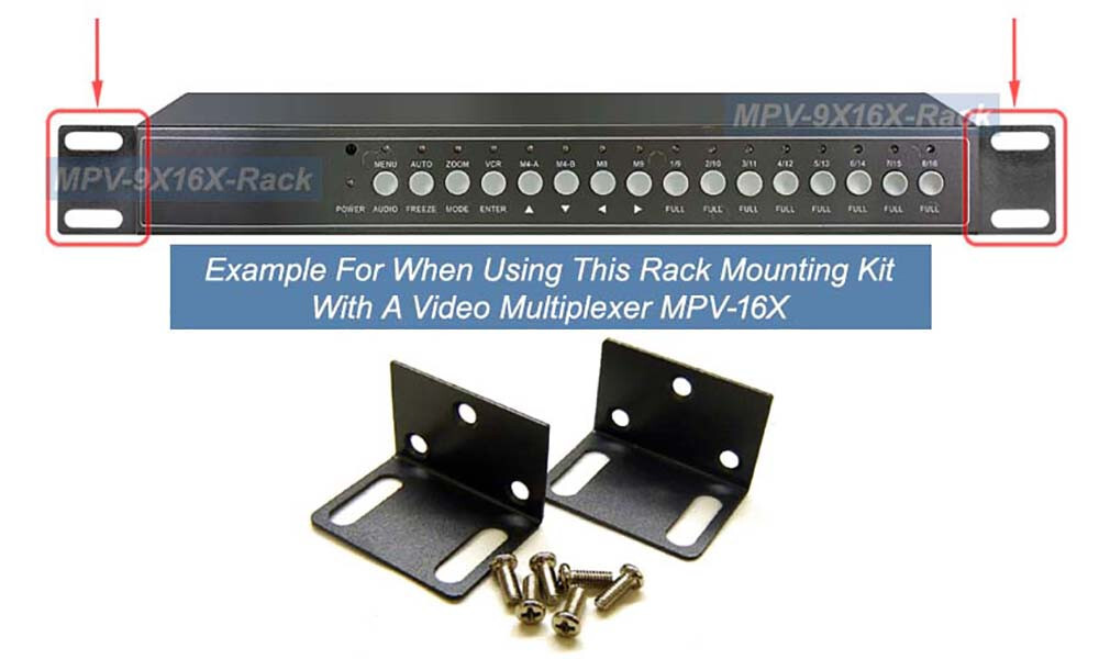 New Rack Mounting Ears For 19" 1U Multiplexers | eBay