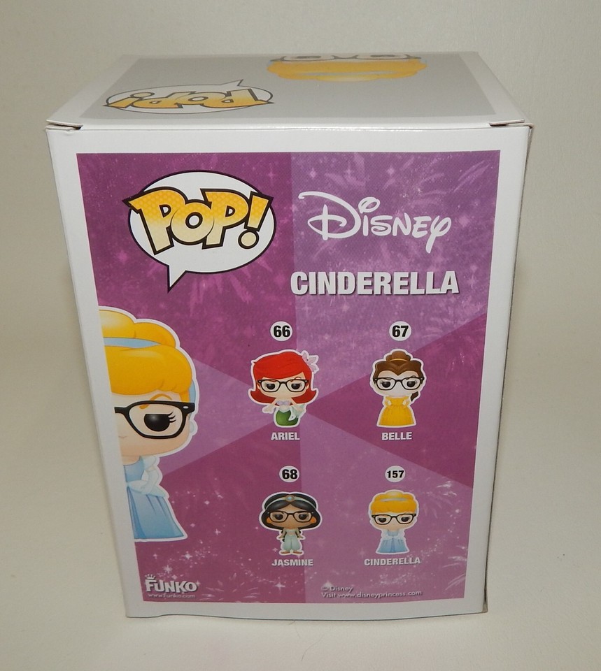 Funko Pop! Disney 157 Cinderella in Glasses - Hot Topic Exclusive | eBay