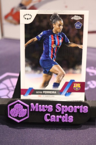 Geyse Ferreira RC 2022-2023 UEFA Champions League Topps Chrome | eBay ...