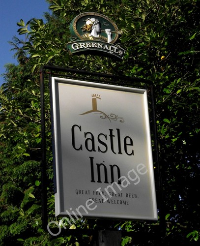 Photo 12x8 Sign for the Castle Inn Congleton This is the sign for ...