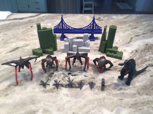 Godzilla Muto Destruction City Toy Monster Lot Toho Bandai Movie ...