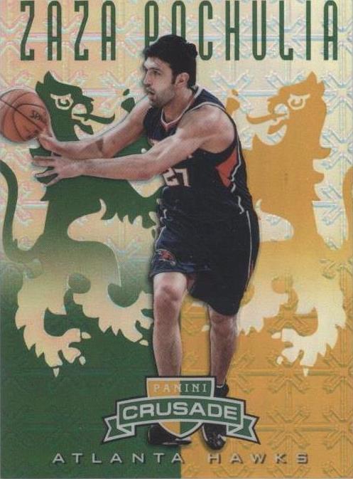 2012-13 Panini Crusade - Crusade Zaza Pachulia #201 Green /25 for sale ...