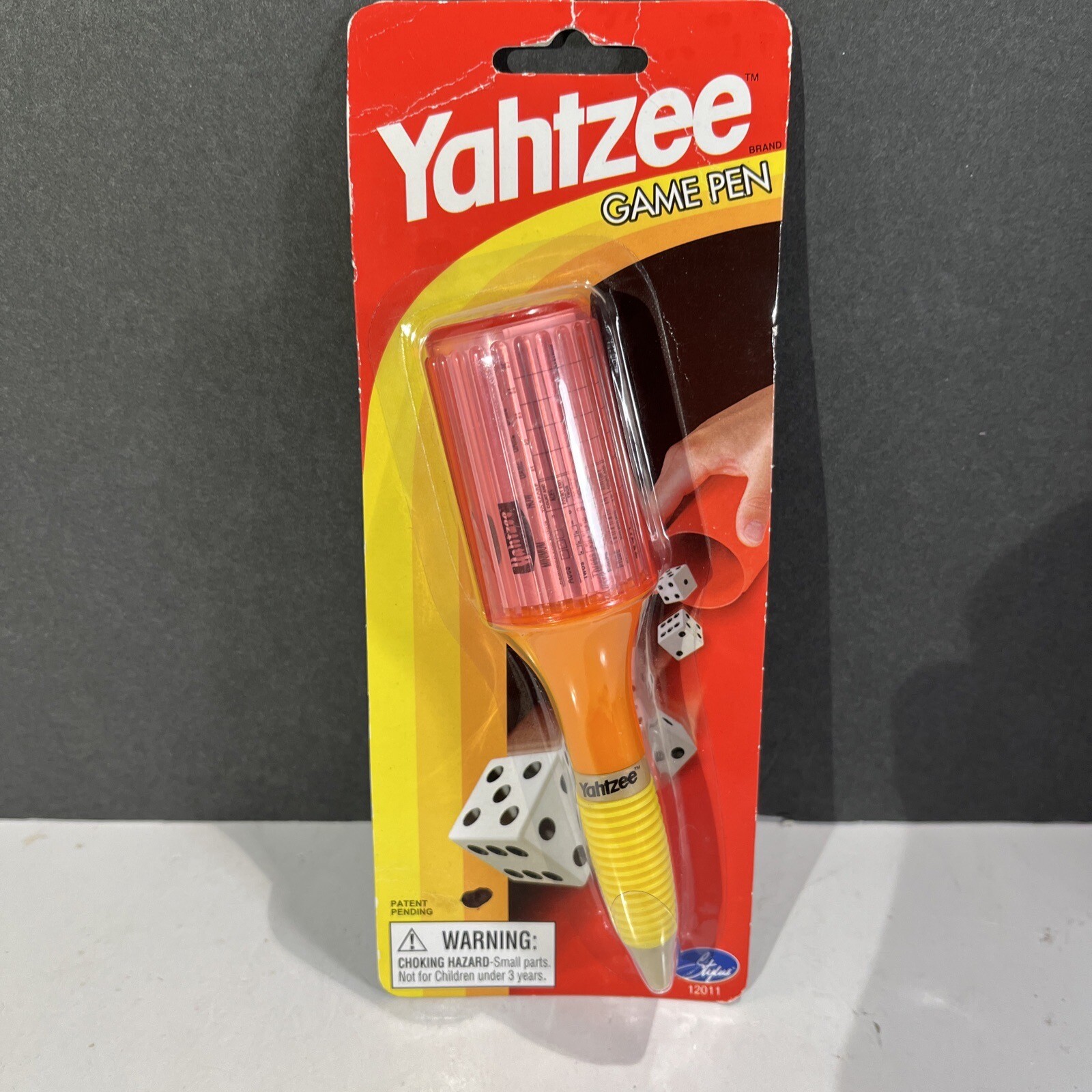Vintage 2002 Yahtzee Mini Game Pen Hasbro Stylus Ballpoint # 12011 New ...