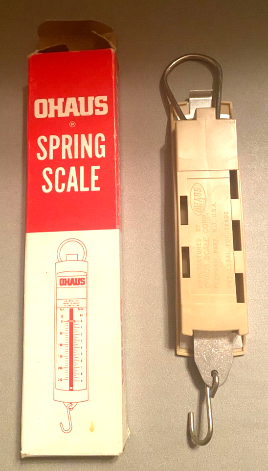 NEW Vintage Ohaus Spring Scale | eBay