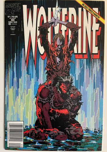 Wolverine #43 (Marvel 1991) Newsstand Variant | Bagged/Boarded | VG/FN | eBay