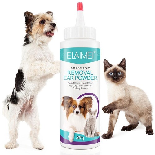 Dog Ear Powder Ear Cleaner For Dogs Hair Removal Infectioned Treatments ...