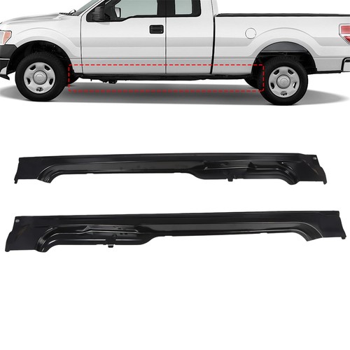 Pair Left and Right Black Rocker Panel Guard for F-series 150 Pickup ...