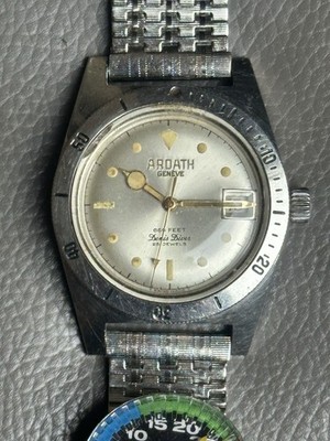 Ardath Denis Diver- Vintage Dive Watch With Wrist Thermometer | eBay