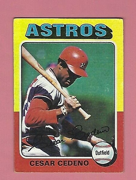 1975 TOPPS CESAR CEDENO BASEBALL CARD #590 | eBay