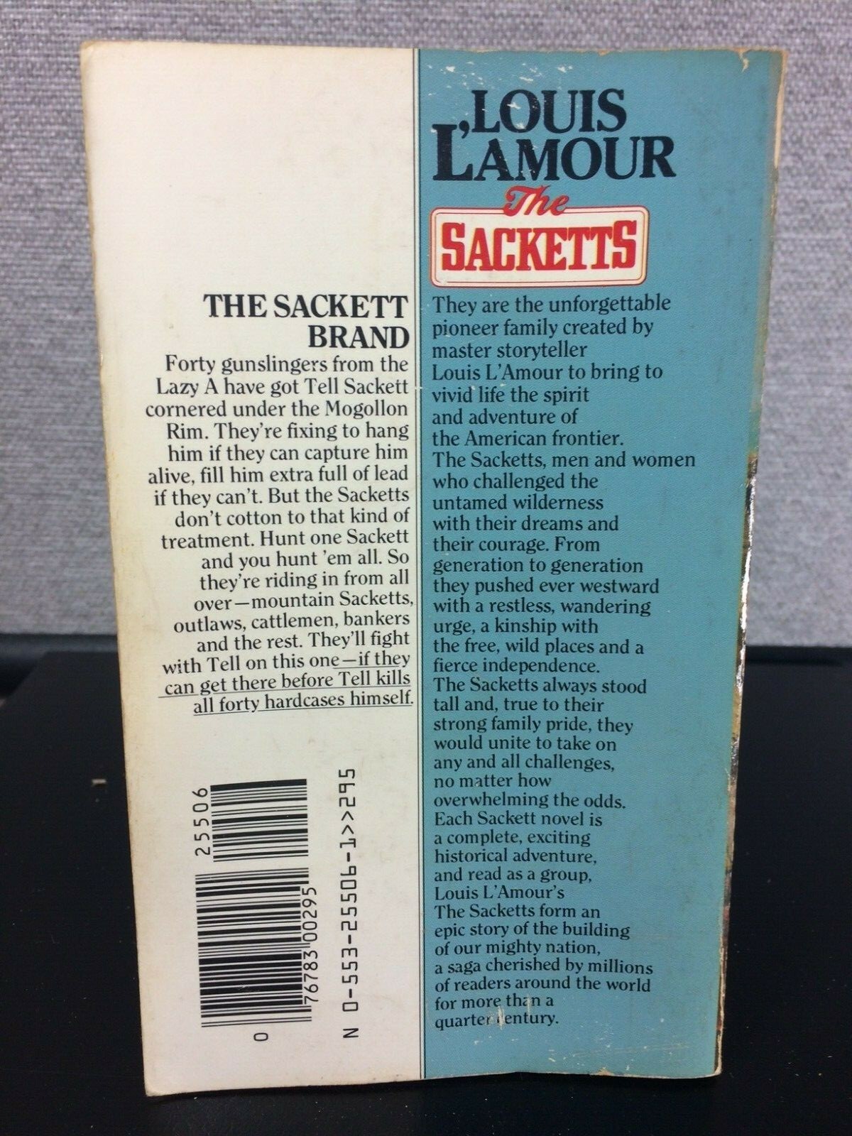 Sacketts: The Sackett Brand by Louis L'Amour 1985, Paperback ...