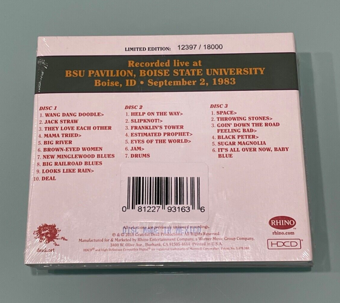 NEW! Dave's Picks Vol 27: BSU Pavilion, Boise State University Boise ...