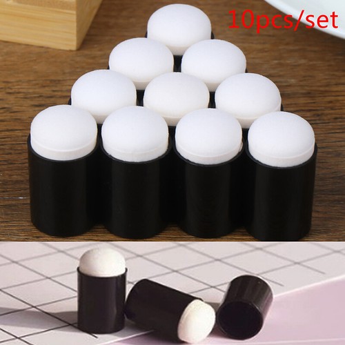 10x Finger Sponge Dauber Foam for Applying Ink Chalk Iinking Staining ...