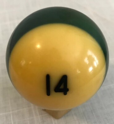 Pool Ball Billiard Ball Replacement 2 1/4 inch #14 Green Stripe ...