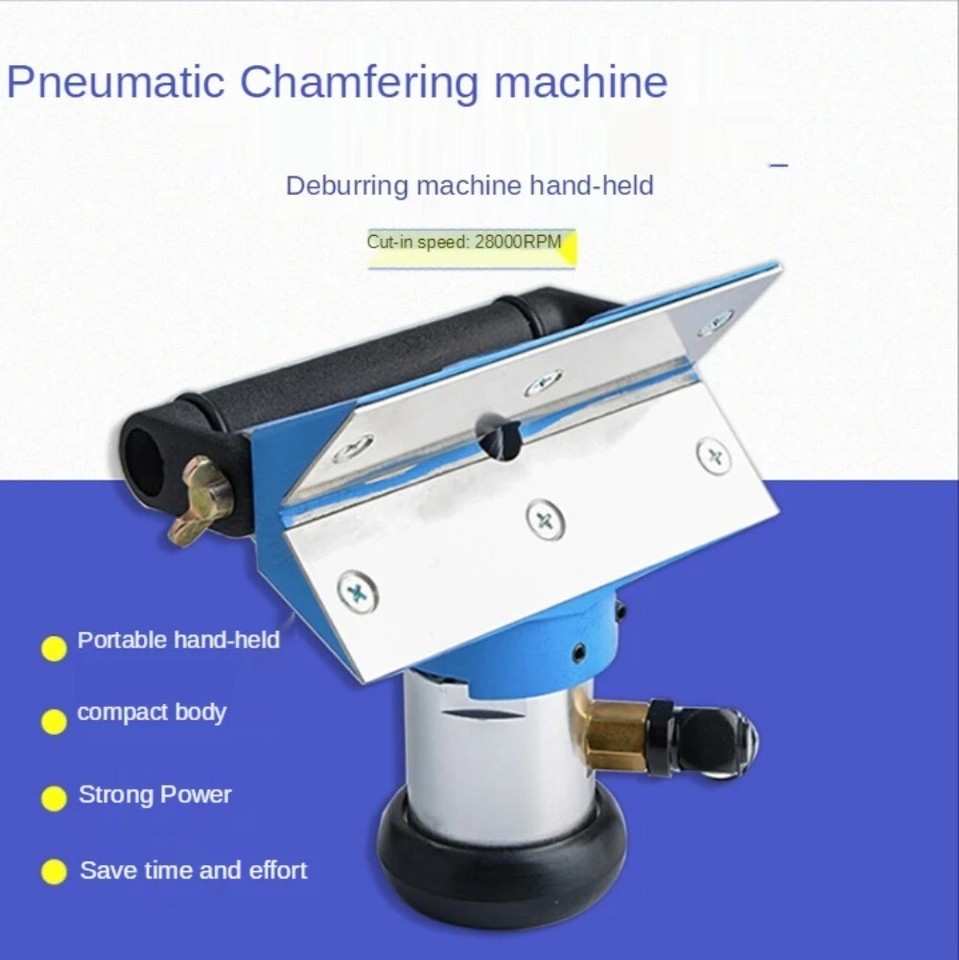Pneumatic/portable/horizontal Fixed Chamfering Machine Deburring ...