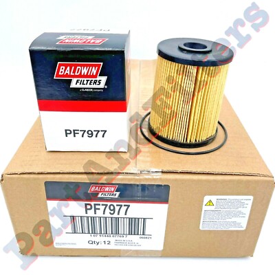 BALDWIN PF7977 DODGE RAM 5.9 DIESEL FUEL FILTER 2003 - 2010 (12 Pack ...